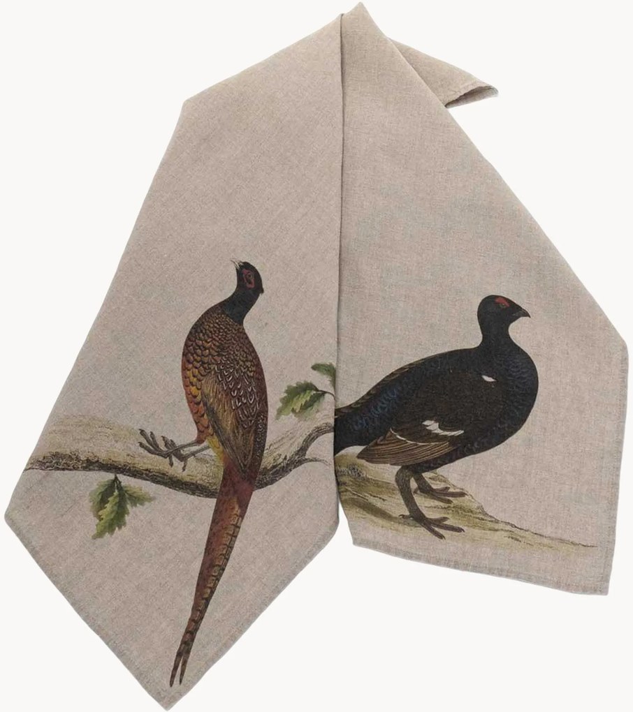 Sada lněných utěrek Forest Birds, 2 díly