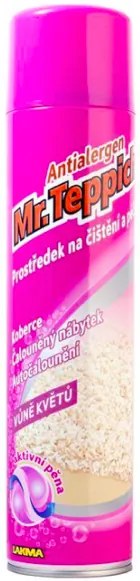 MR.TEPPICH - SUCHÁ PĚNA PRO ČIŠTĚNÍ KOBERCŮ A ČALOUNĚNÍ Balení: 600 ml - vůně květ
