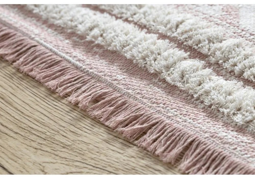 Kusový koberec Claris růžový 117x170cm