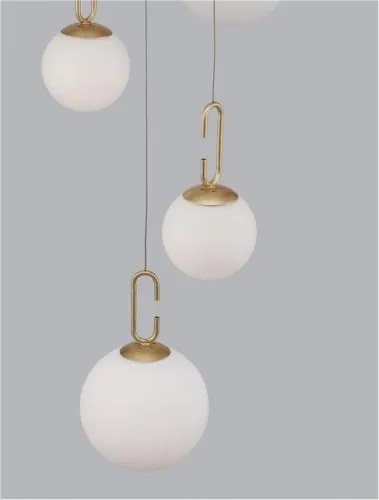 Závěsné LED svítidlo NOVA LUCE HOOK 30,49W 3000K 9695222 stmívatelné Triac