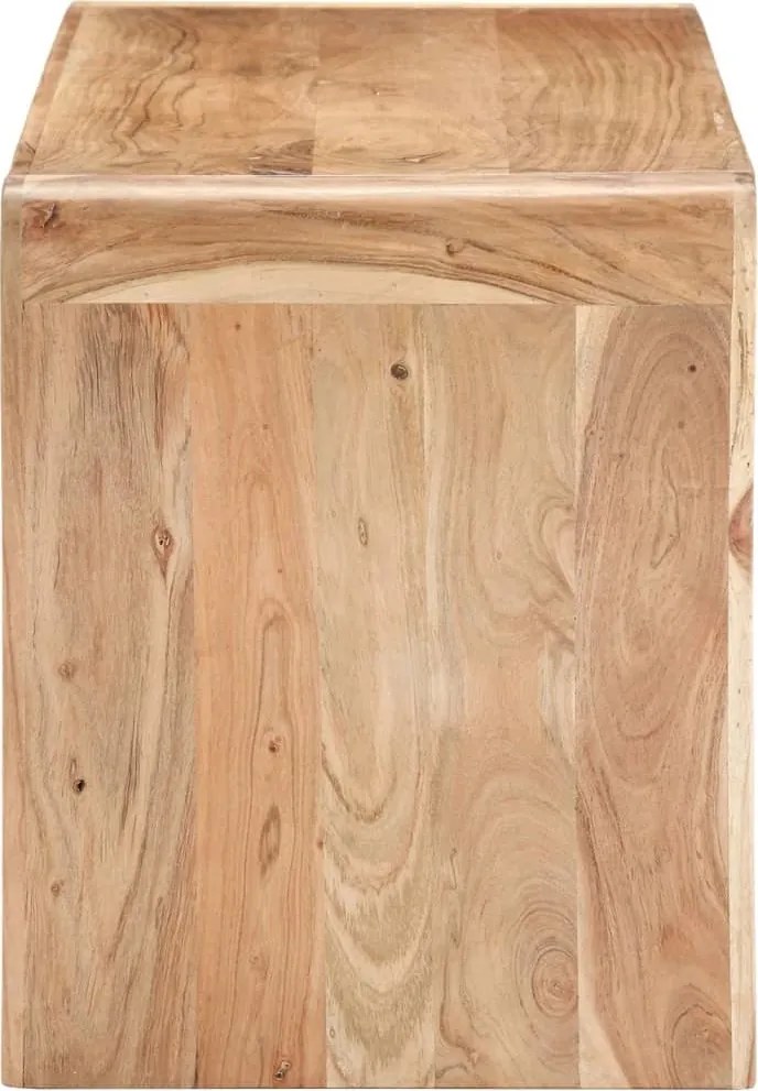 vidaXL Lavice 110 x 38 x 46 cm masivní akáciové dřevo [323584]
