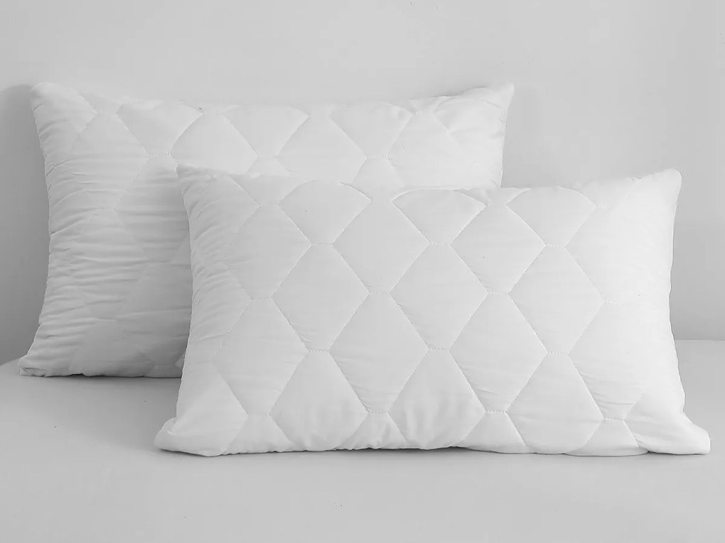 XPOSE® Prošívaný chránič polštáře - bílý 70x90 cm