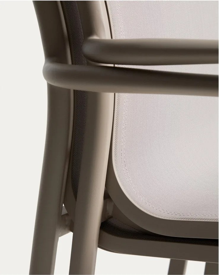 Taupe zahradní židle Luri – Kave Home