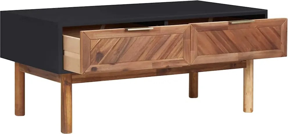 Konferenční stolek 90 x 50 x 40 cm masivní akáciové dřevo a MDF 289908