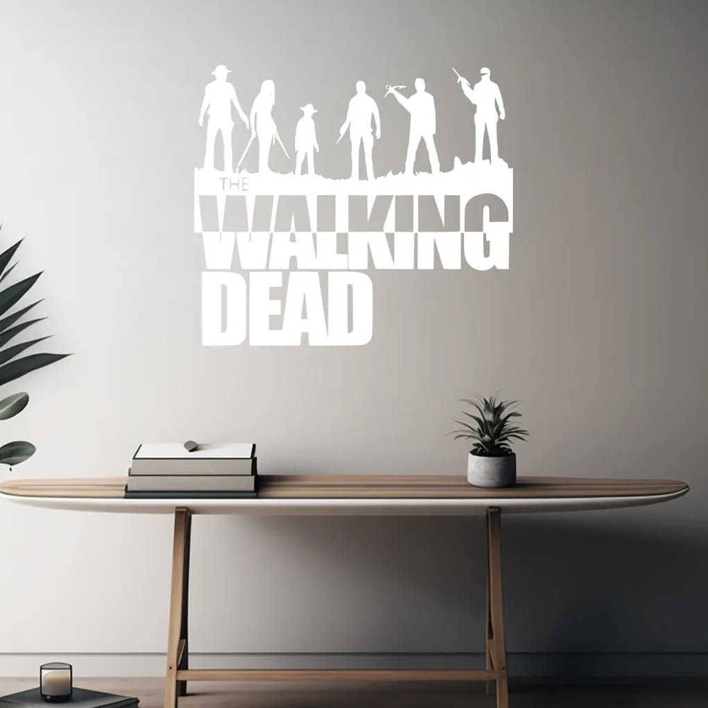 Živá Zeď Samolepka na zeď The Walking Death Barva: černá