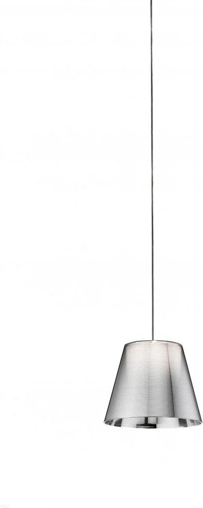 Flos F6256000 KTribe S1, designové závěsné svítidlo, 1x60W G9, aluminizovaná stříbrná, prům. 24cm