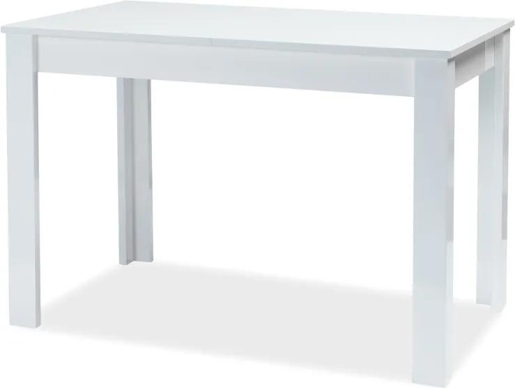 MAXIVA Jídelní stůl rozkládací - ALBERT, 120x68, bílá