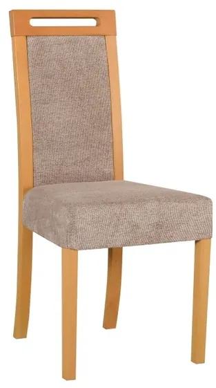 Drewmix jídelní židle ROMA 5 dřevo: ořech světlý, látka: látka s doplatkem
