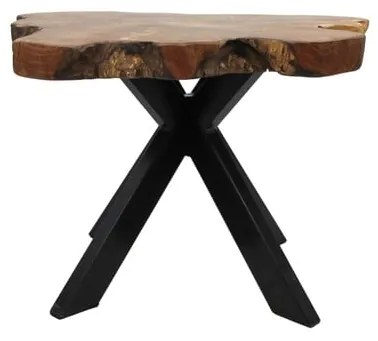 Příruční stolek z teakového dřeva HSM collection Victoria, 70 x 53 cm