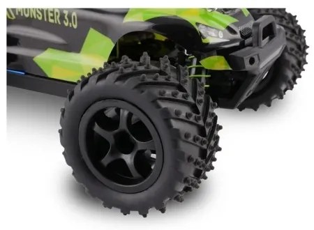 Overmax - RC auto na dálkové ovládání X-MONSTER 3.0 1700 mAh Black/Green