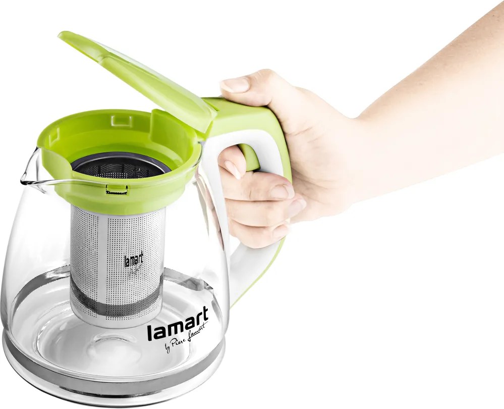 Konvice 1,1 l, zelená, LAMART VERRE LT7026