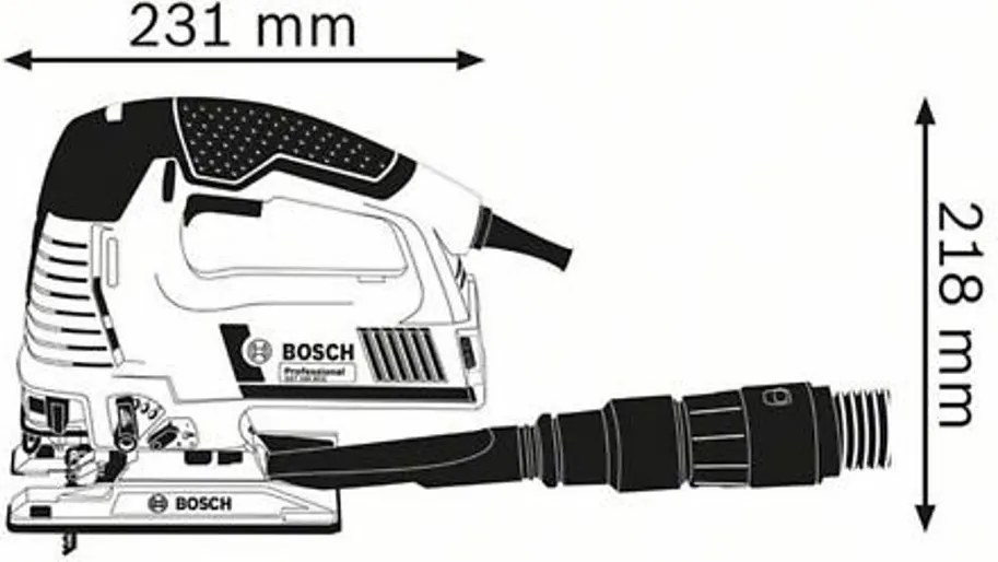 Elektrická přímočará pila Bosch GST 160 BCE 0601518000