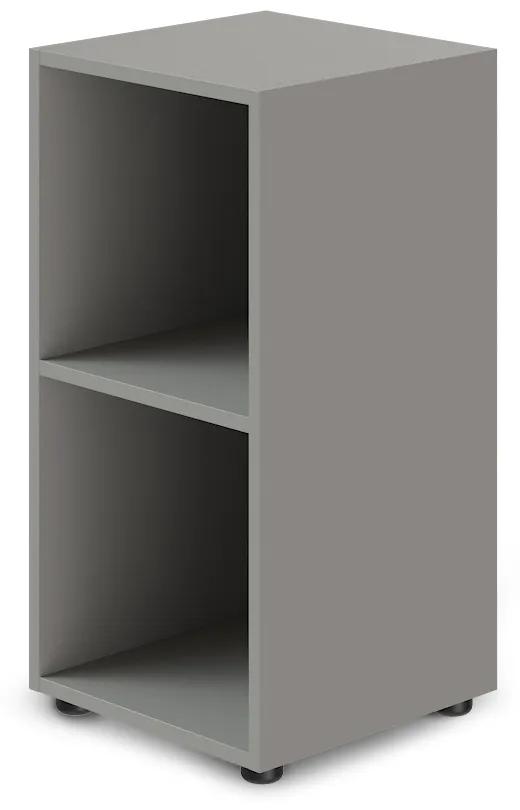 Nízká skříň TopOffice 39,9 x 40,4 x 80 cm, šedá