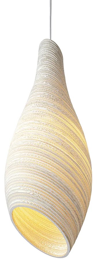 Designové závěsné papírové svítidlo Nest Dekor: Blonde, Rozměr: ø 330 mm x 850 mm