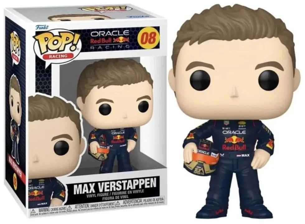Funko pop! racing oracle red bull racing max verstappen