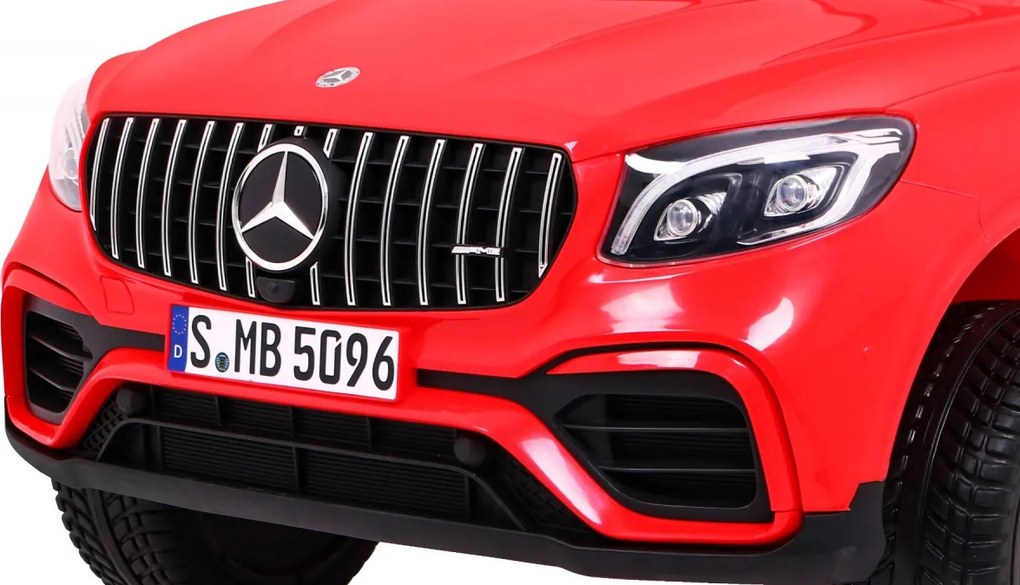 Ramiz Dětské autíčko Mercedes GLC 63S červené SUV + pohon 4x4
