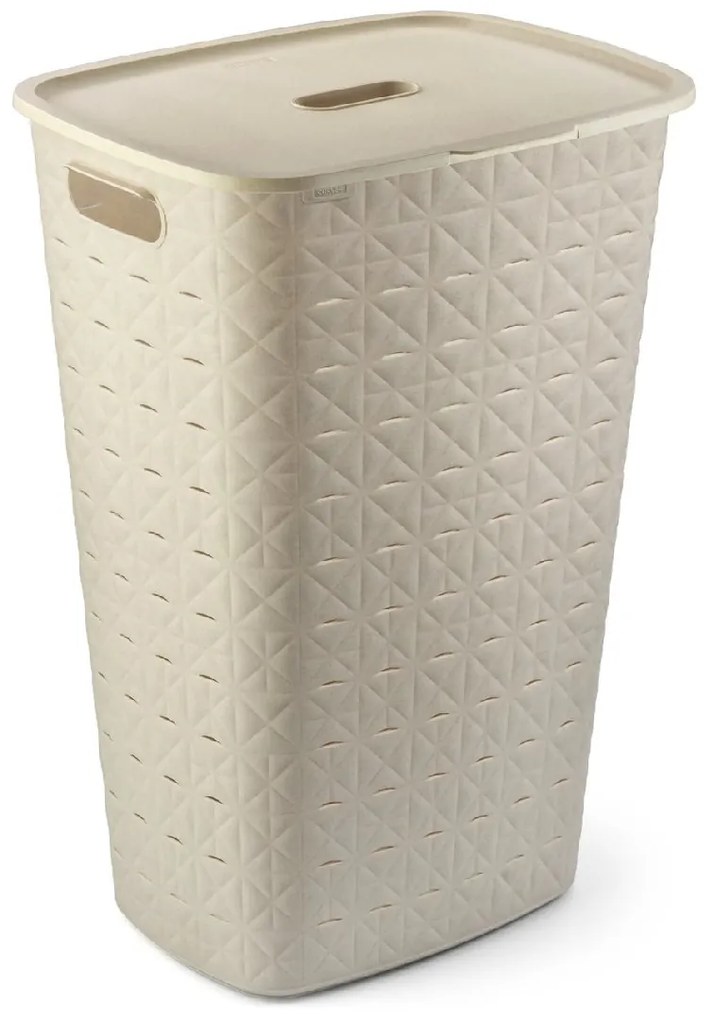 Curver Koš na špinavé prádlo LAUNDRY HAMPER 56L, béžový
