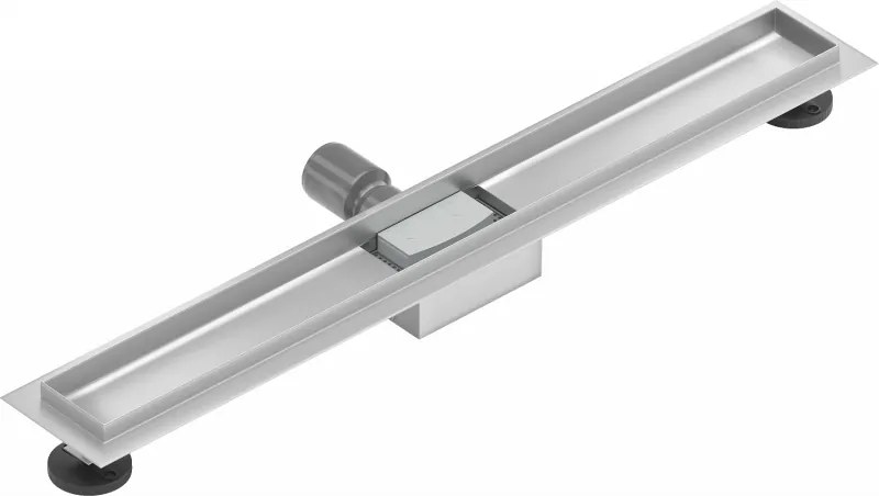 Mexen Flat nerezový sprchový žlab 70 cm - tělo žlabu bez krytu, 1015070