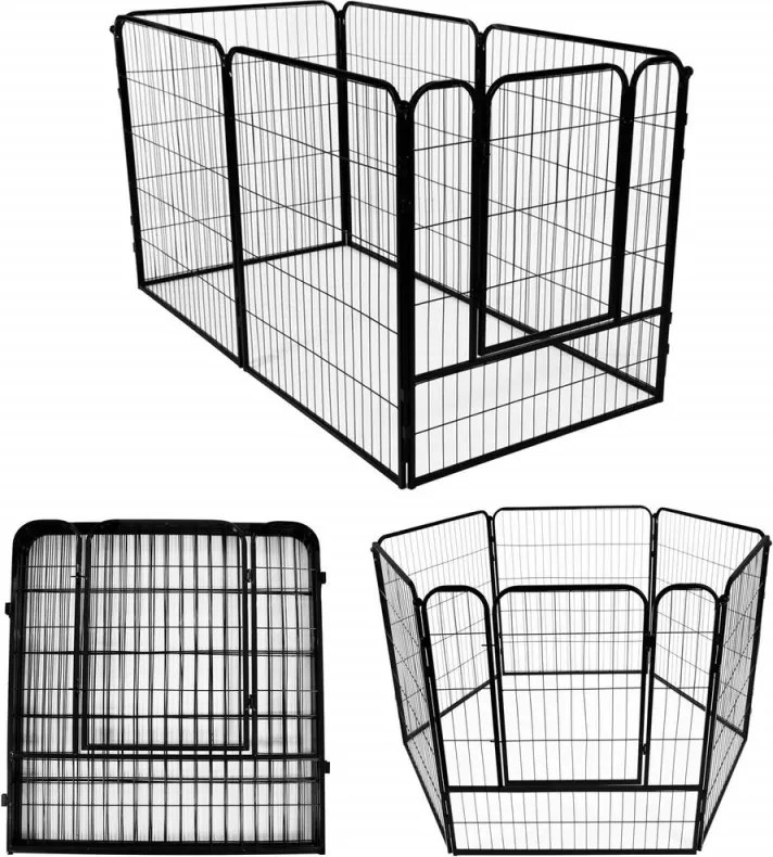 Skladací ohrádka pro psa - výběh pro štěnata 158x100 cm SPRINGOS PA1022