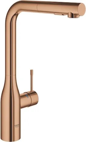 Dřezová baterie GROHE Essence New s vytahovací sprškou Warm Sunset 30270DA0