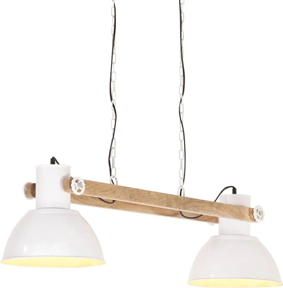Industriální závěsné svítidlo 25 W bílé 109 cm E27 320528