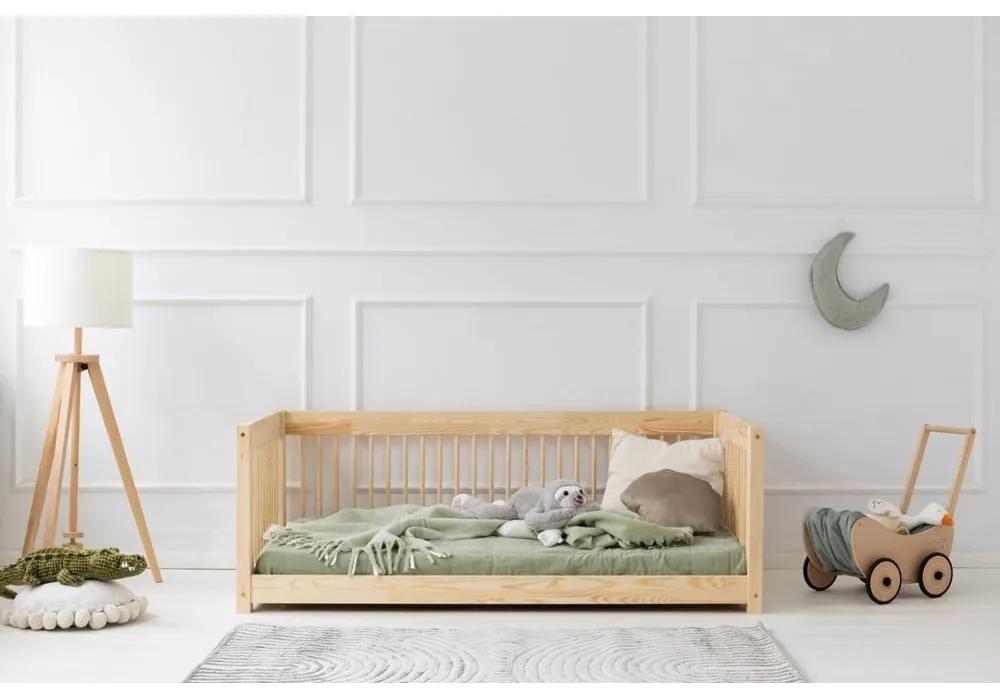 Dětská postel z borovicového dřeva v přírodní barvě 90x180 cm Mila CWW – Adeko