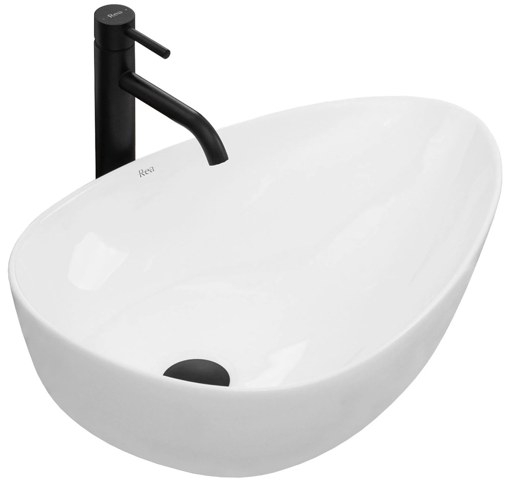 Rea Greta55 umyvadlo, 56 x 39 cm, bílá, REA-U8536