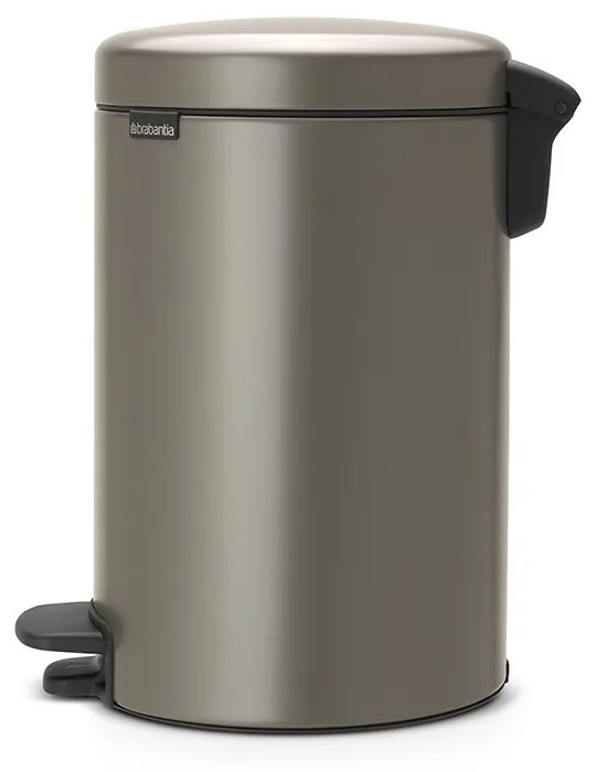 Brabantia NewIcon Pedálový koš 12 L platinová 113628