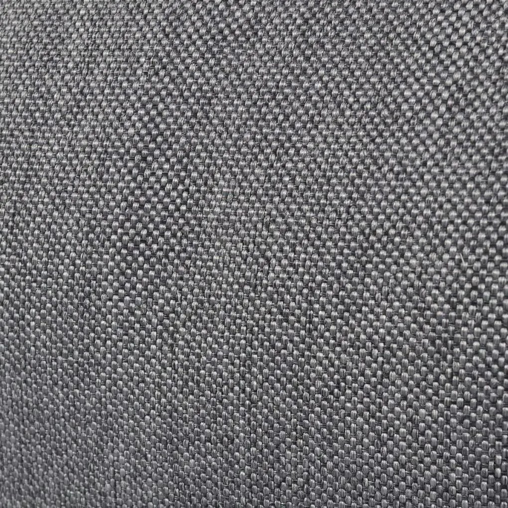 Skládací lenoška na podlahu šedá textil 242397
