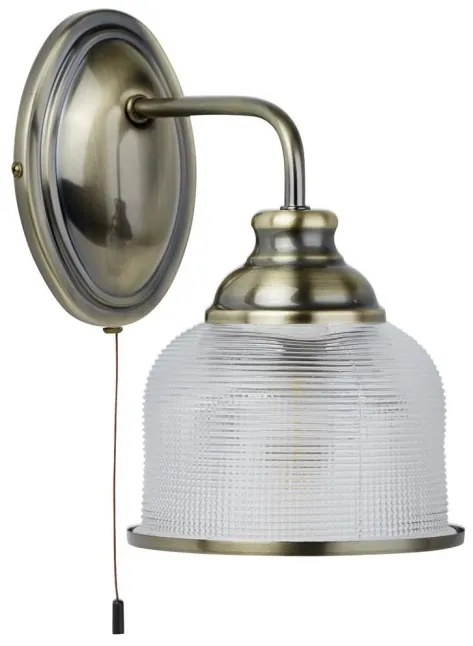 Searchlight 2671-1AB Nástěnná lampa BISTRO patina s vypínačem