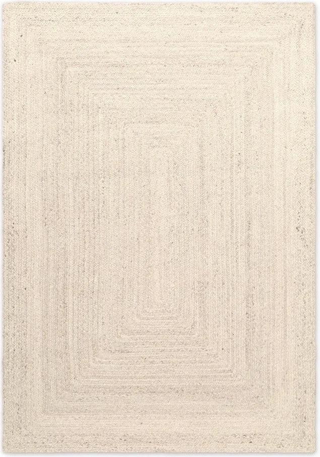 Krémový oboustranný/ručně tkaný jutový koberec 160x230 cm Juno – Hanse Home