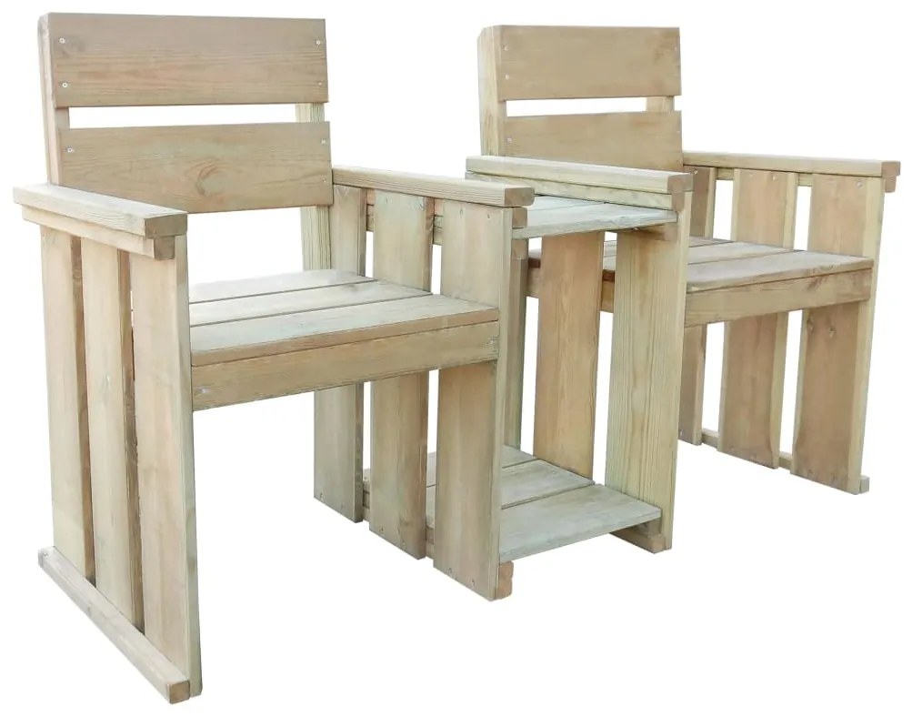43260 vidaXL 2místná zahradní lavice 150 cm impregnované borové dřevo