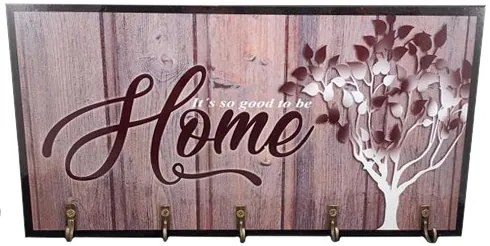 Věšák na klíče "HOME SWEET"/strom