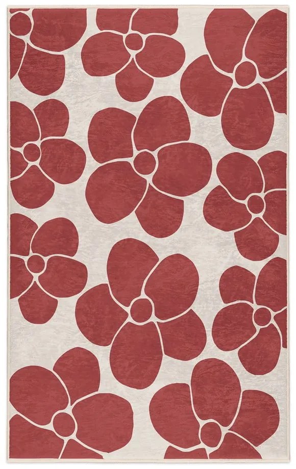Červený pratelný koberec 120x180 cm Red Meadow – Mila Home