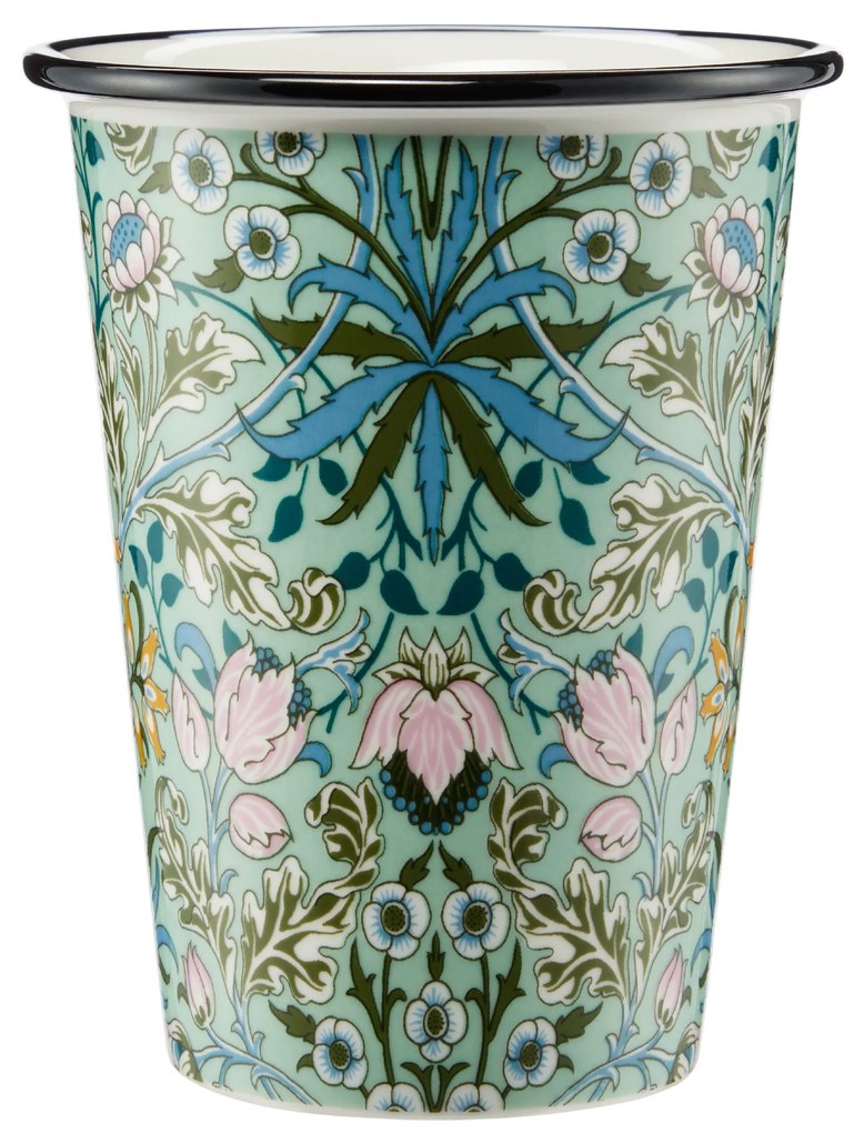 Heathcote & Ivory Ltd. Vysoký porcelánový hrnek - William Morris - Hyacint