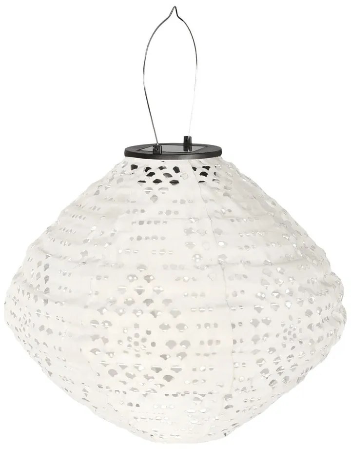 Bílá venkovní solární LED lucerna (výška 22 cm) Harwood – House Nordic