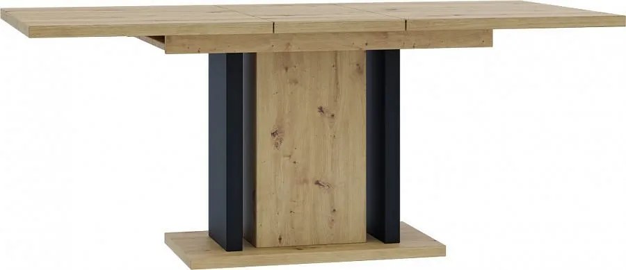 Casarredo - Komfort nábytek Rozkládací jídelní stůl JANGA artisan/černá