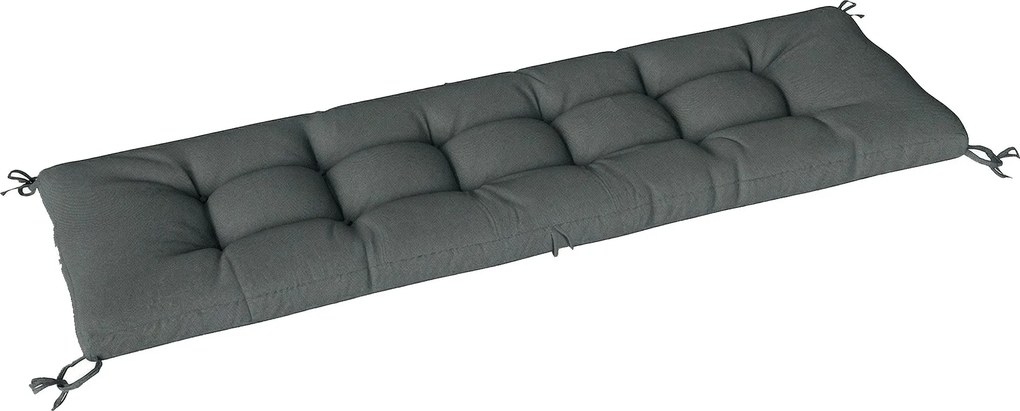 Sedák na paletu Outsunny — odnímatelný potah s upevňovacími pásky pro většinu lehátek, 198 × 65 × 13 cm — tmavě šedý | Aosom