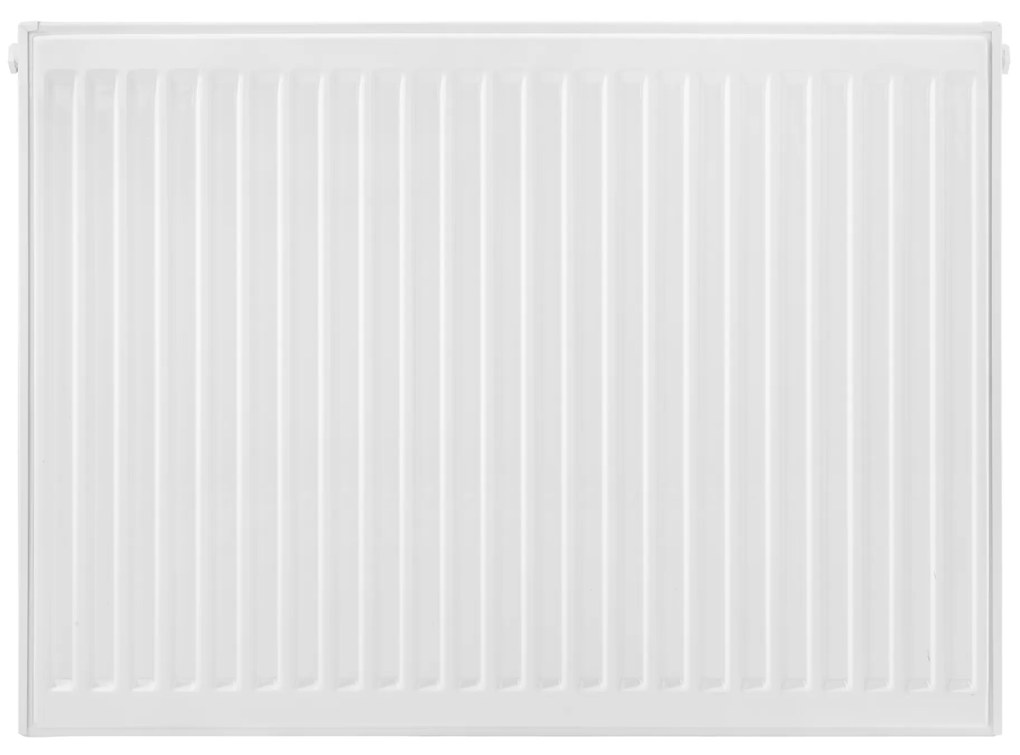 Invena Prov V21, panelový radiátor 600X600 mm s ventilovou vložkou a držáky na zeď, 781W, bílá, INV-UG-96-606-KPL