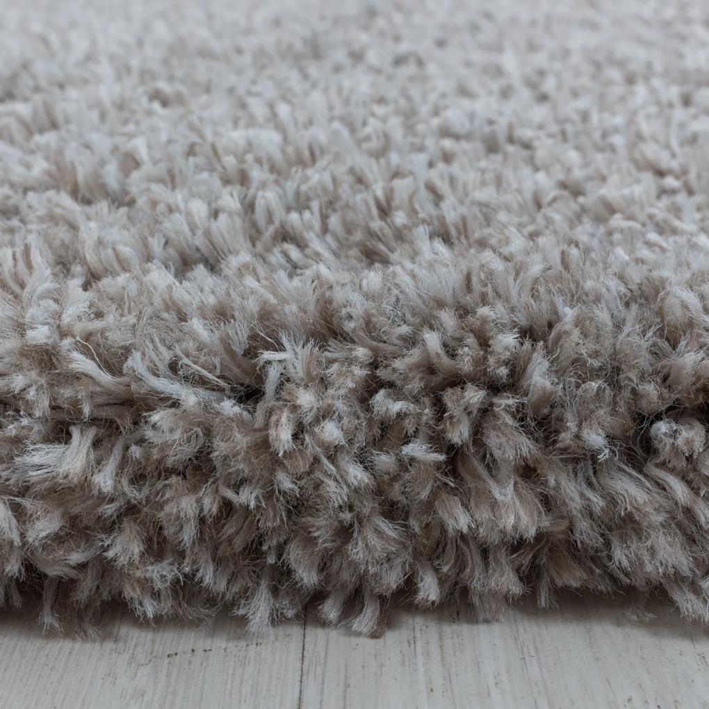 Ayyildiz koberce Kusový koberec Fluffy Shaggy 3500 beige kruh ROZMĚR: 120x120 (průměr) kruh