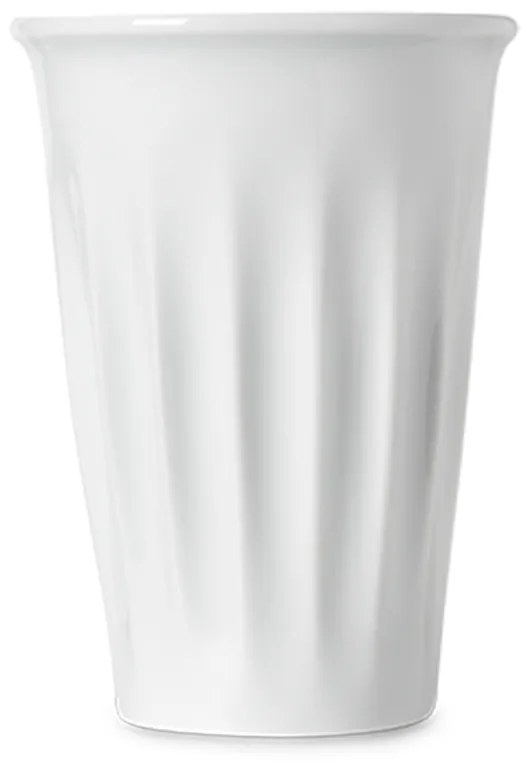 Termošálek s víčkem porcelánový G.Benedikt bílý - 250 ml