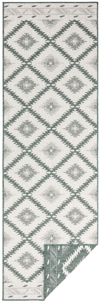 Hanse Home, Kusový koberec Twin Supreme 103431 Malibu green creme – na ven i na doma, 120x170, zelená, chodba / předsíň