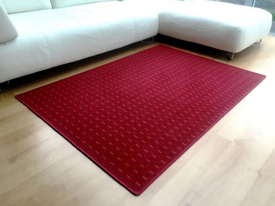 Vopi | Kusový koberec Valencia červená - Kulatý průměr 200 cm
