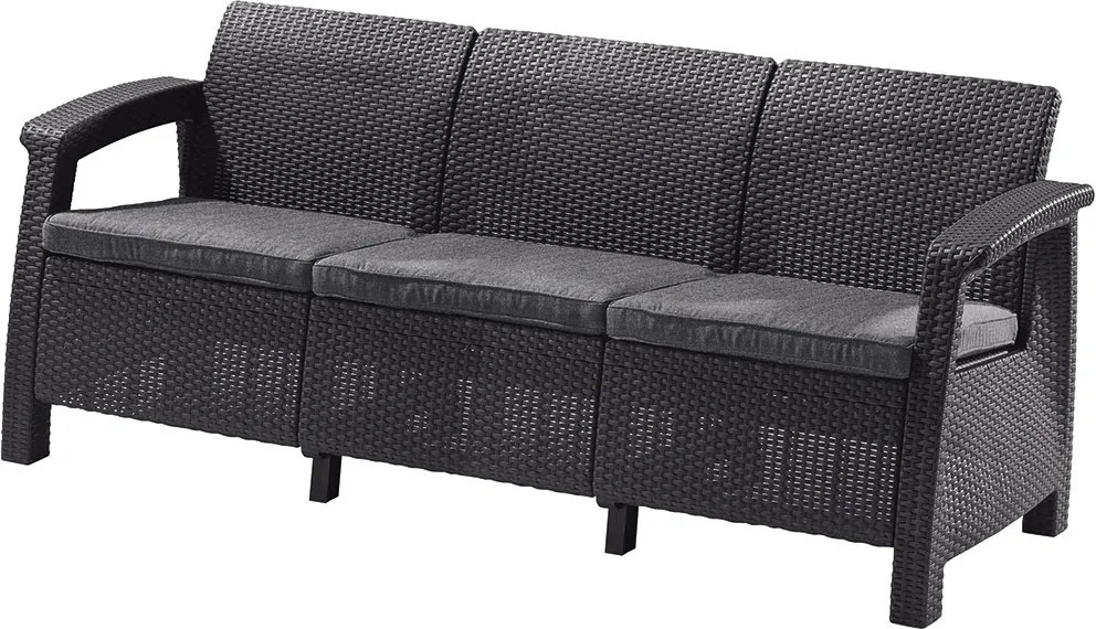 Keter CORFU LOVE SEAT MAX - grafit