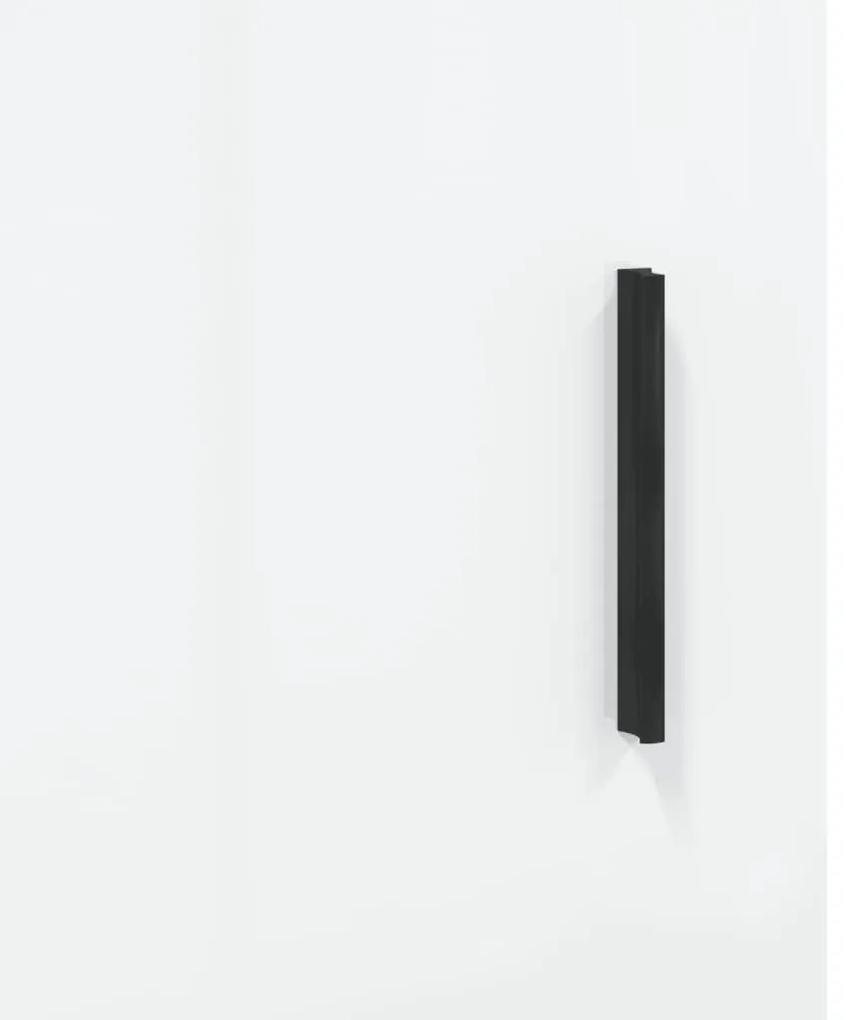 Skříň highboard lesklá bílá 69,5 x 34 x 180 cm kompozitní dřevo,  3195861