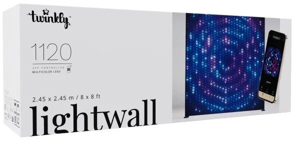 Twinkly TWDJ1120STP-BEU - LED RGBW Venkovní stěna 1120xLED 2,6x2,7 m IP44 Wi-Fi