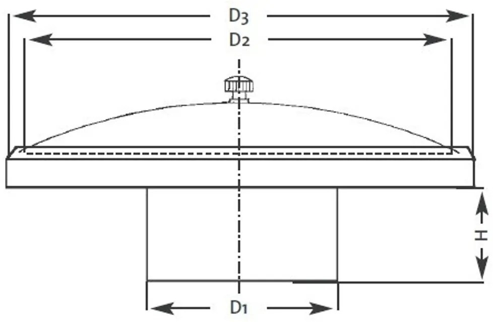 Barometr 81 mm na zabudování TFA K1.100869