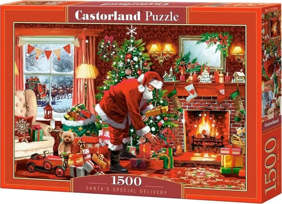 Castorland puzzle santova speciální roznáška 1500 dílků