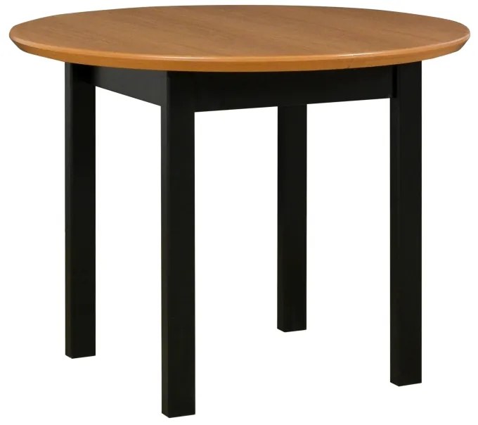 Jídelní stůl Poly Zvolte barvu nožek: Ořech - nut, Barva horní desky stolu (dýha): Buk přirodní