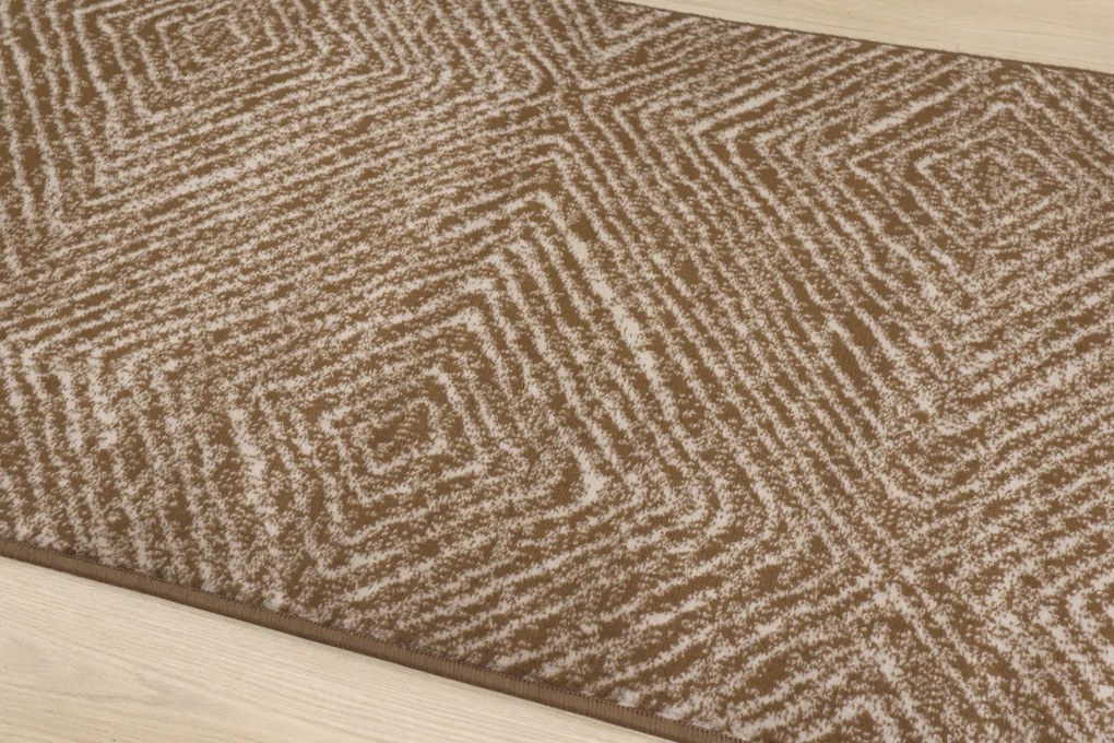 Alfa Carpets, Kusový koberec Ethno brown, 80x150, hnědá, ložnice
